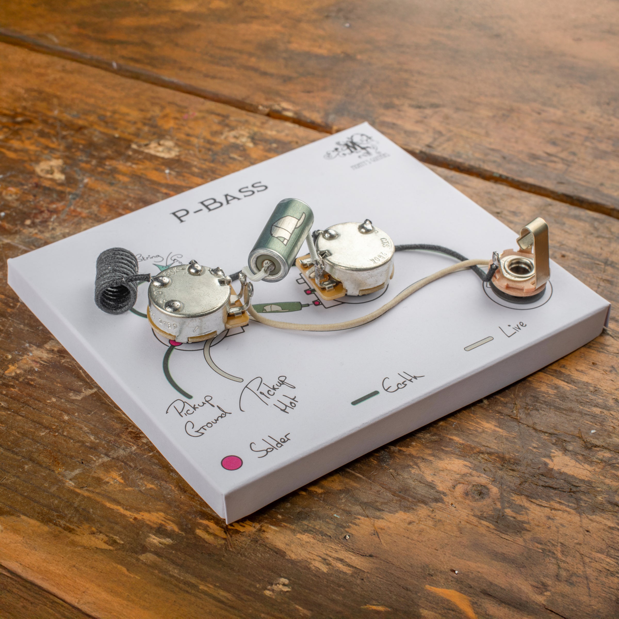 P Bass Wiring Loom – Monty's Guitars